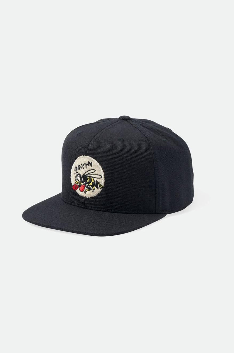 Men's Stinger MP Snapback In The Color Black – Brixton Europe