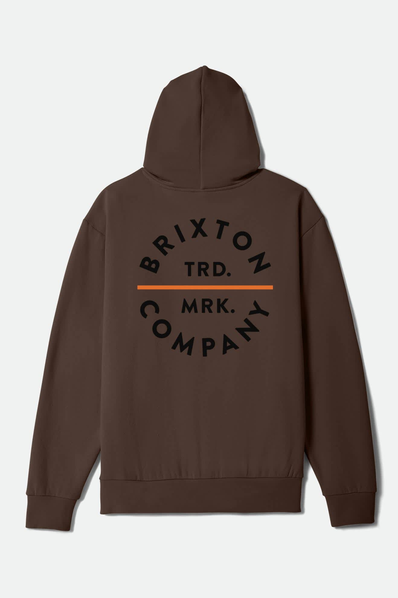 Men's Pledge Hoodie in Brown/Black/Orange – Brixton Europe