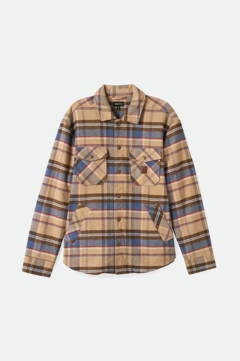 Durham Jacket - Sesame Plaid – Brixton Europe