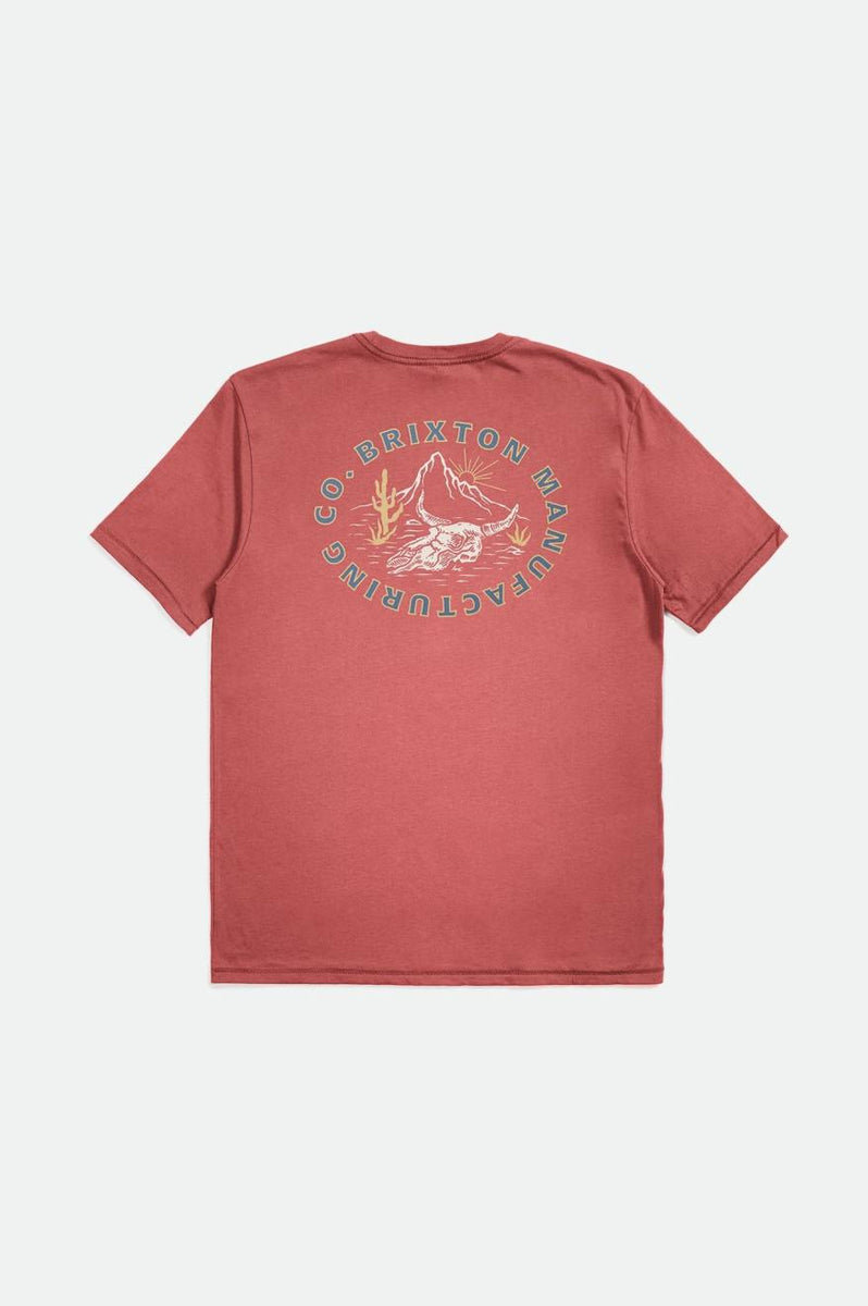 Croslin S/S Standard Tee - Dusty Cedar – Brixton Europe