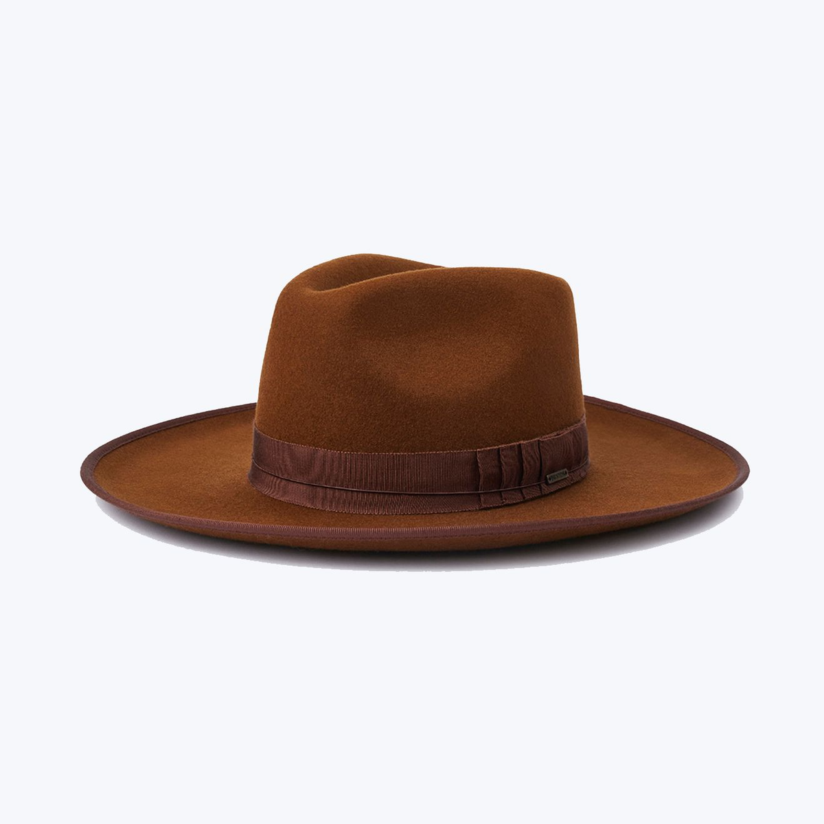 Unisex Reno Fedora in Coffee/Coffee – Brixton Europe