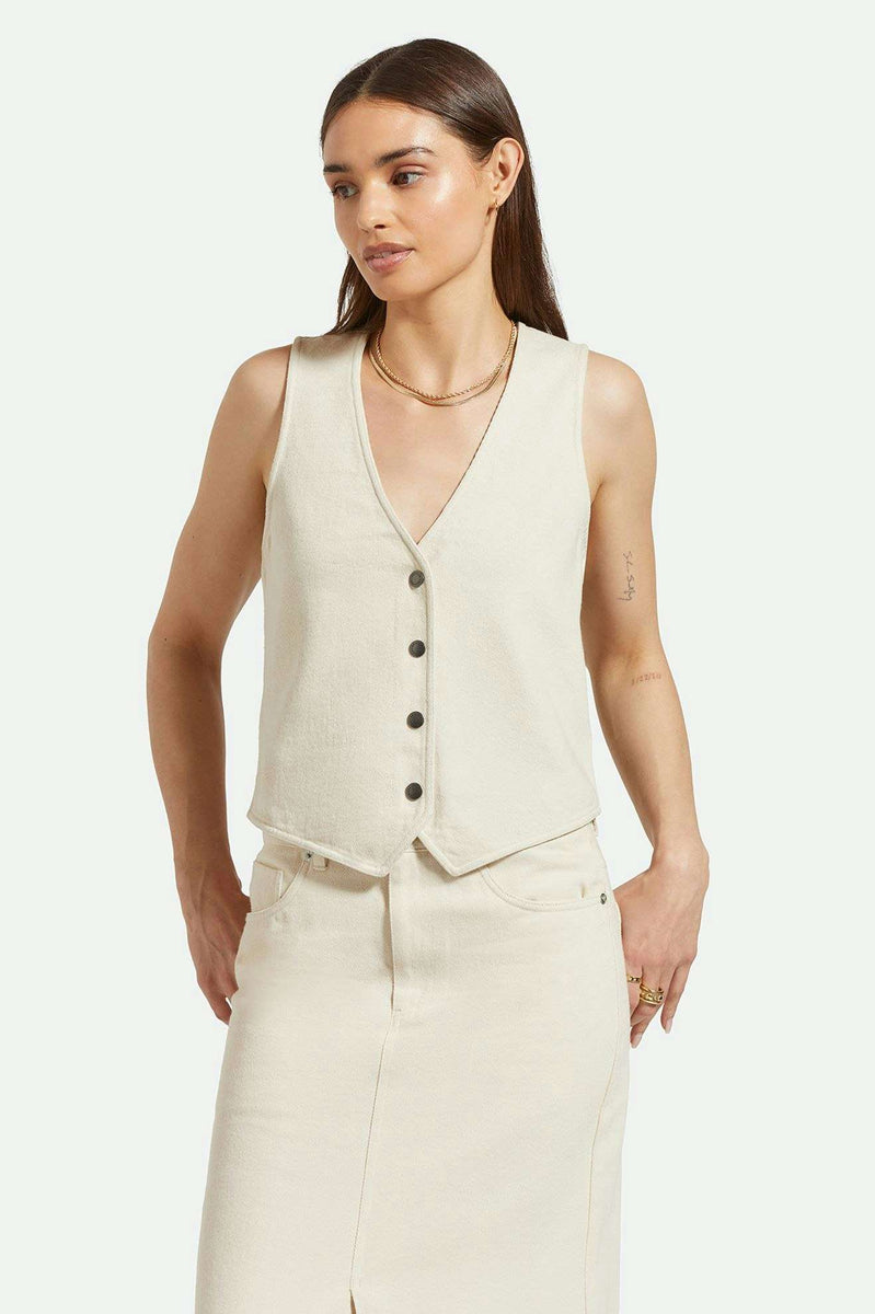 Women's Ryder Vest in Whitecap – Brixton Europe