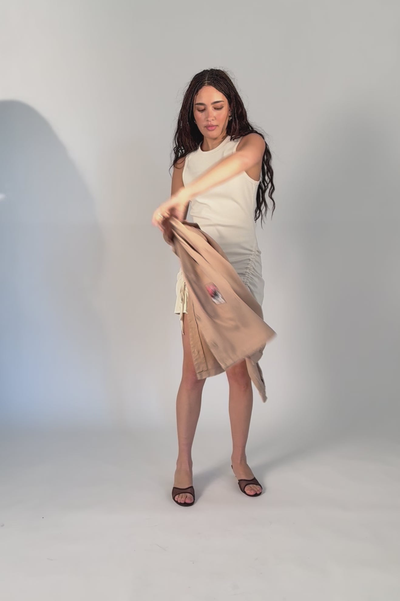 Women's Utopia Patchwork Overshirt in Washed Timeless Taupe – Brixton ...